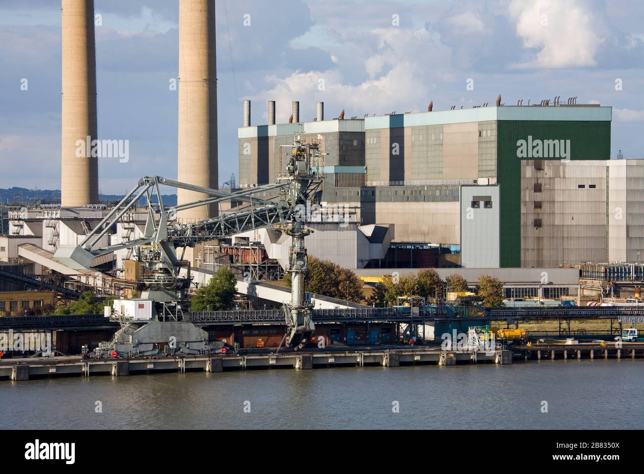 Coal Fired Power Station, Port of Tilbury, Essex, England, United ...