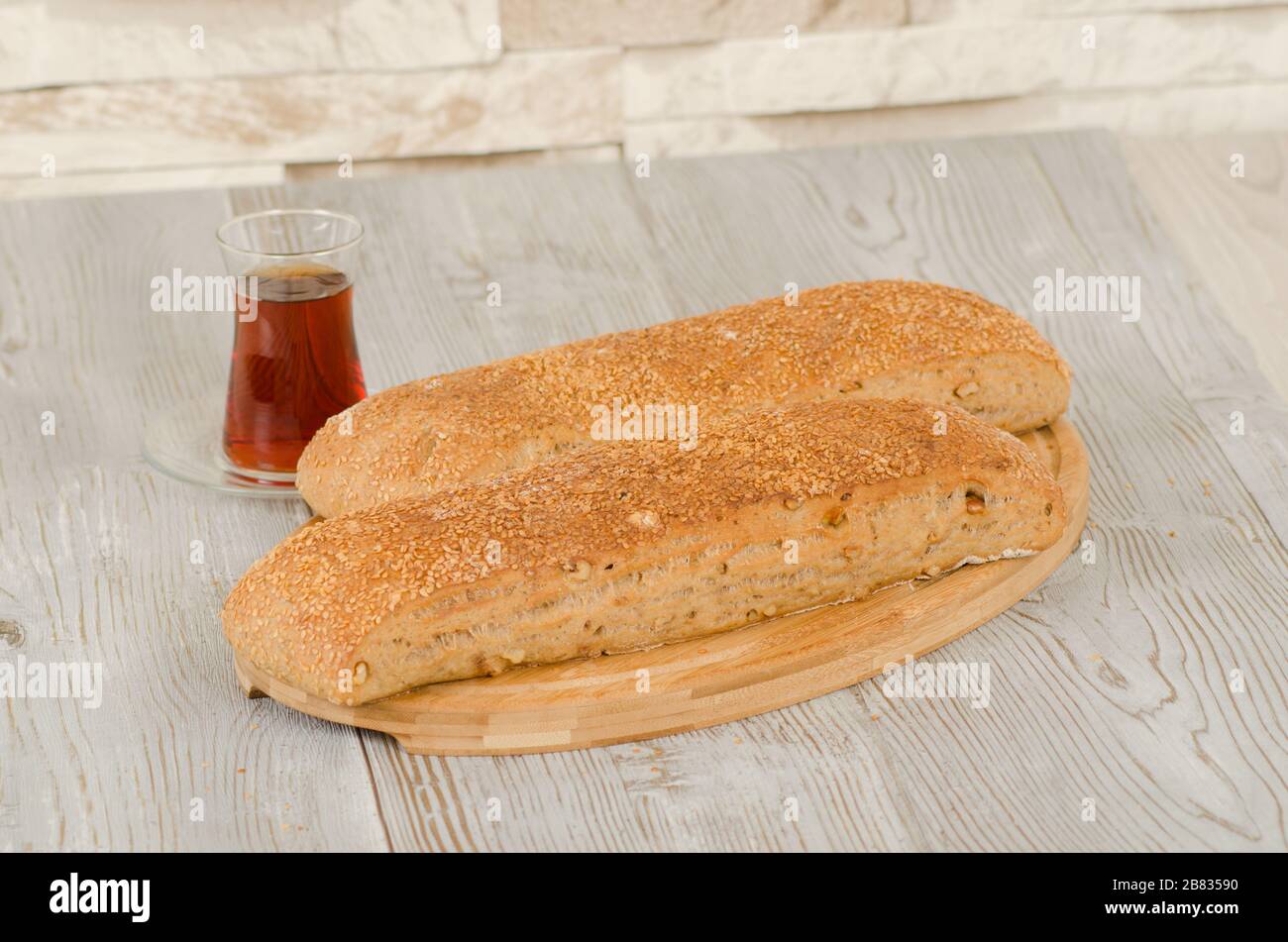 Turkish bread from Turkish cuisine Stock Photo - Alamy