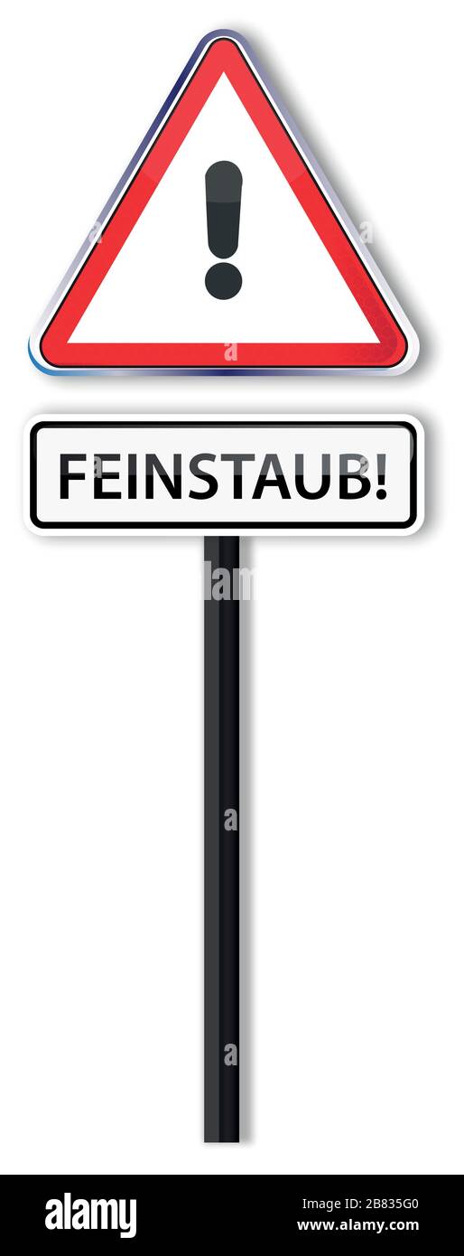 Warning sign german text Stock Vector Images - Alamy