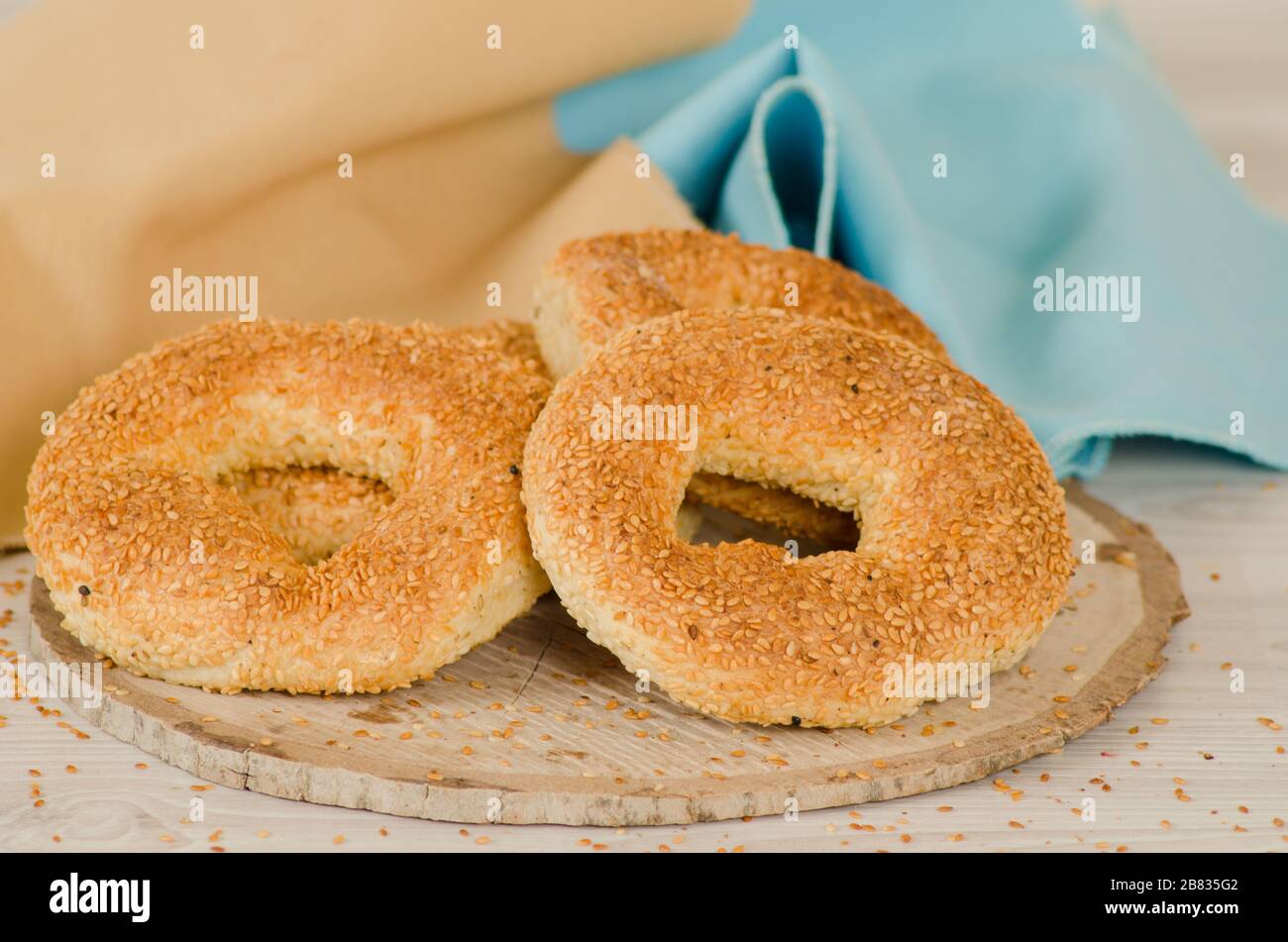 Turkish pastry from turkish cuisine (acma, Pogaca, Simit Stock Photo ...