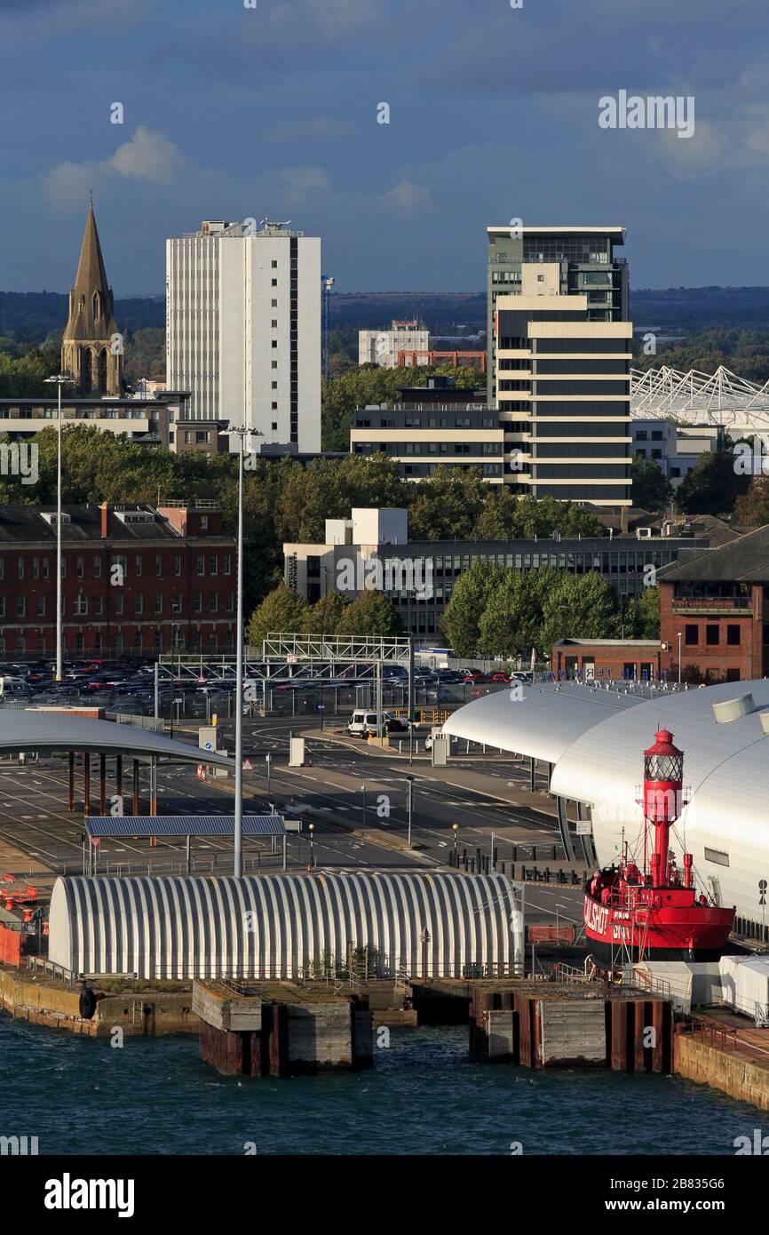 Calshot Spit Lightship, Southampton, Hampshire, England, United Kingdom ...
