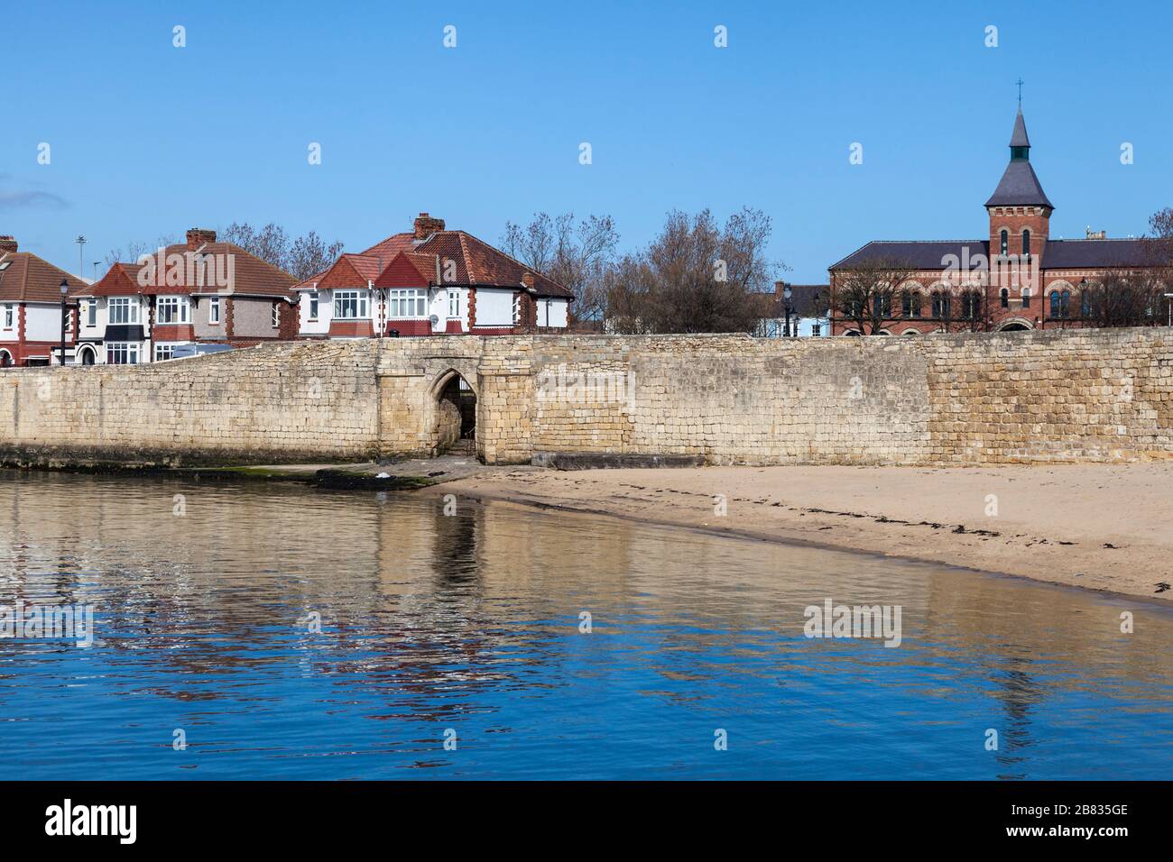The seafront at the Headland in Old Hartlepool,England,UK showing Fish ...