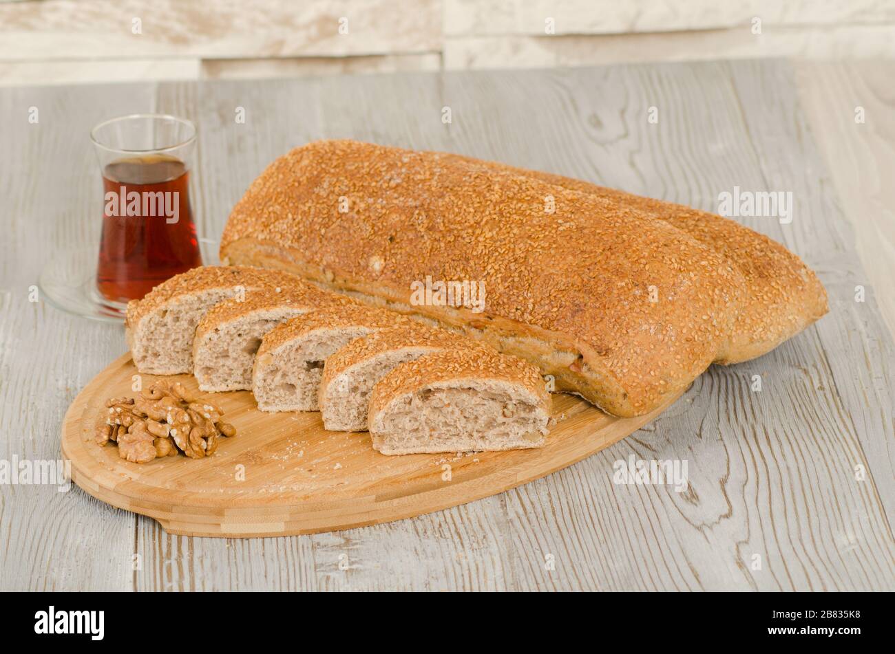 Turkish bread from Turkish cuisine Stock Photo - Alamy