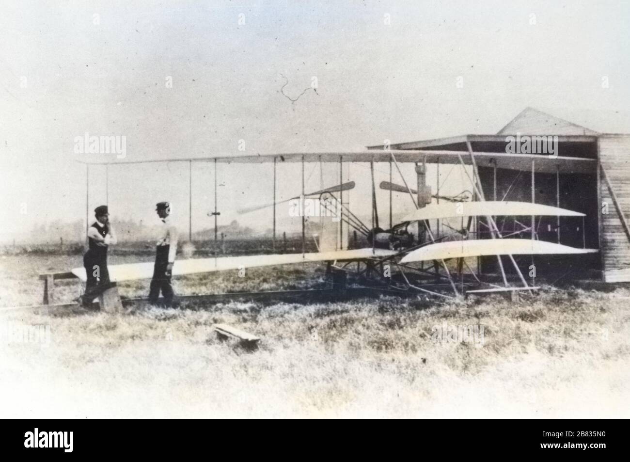 Wilbur wright at wright brothers by orville wright hi-res stock ...