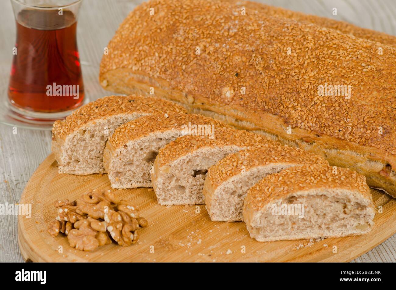 Turkish bread from Turkish cuisine Stock Photo - Alamy