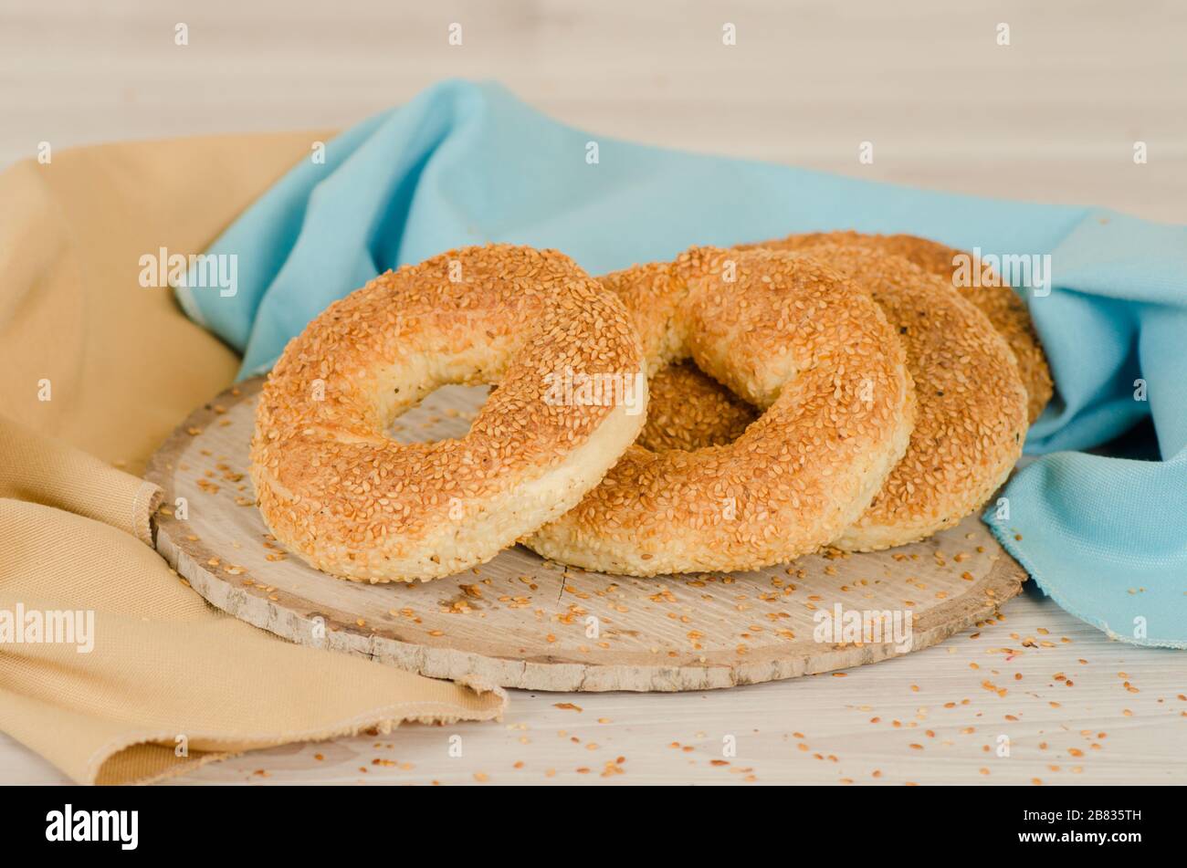 Turkish pastry from turkish cuisine (acma, Pogaca, Simit Stock Photo ...