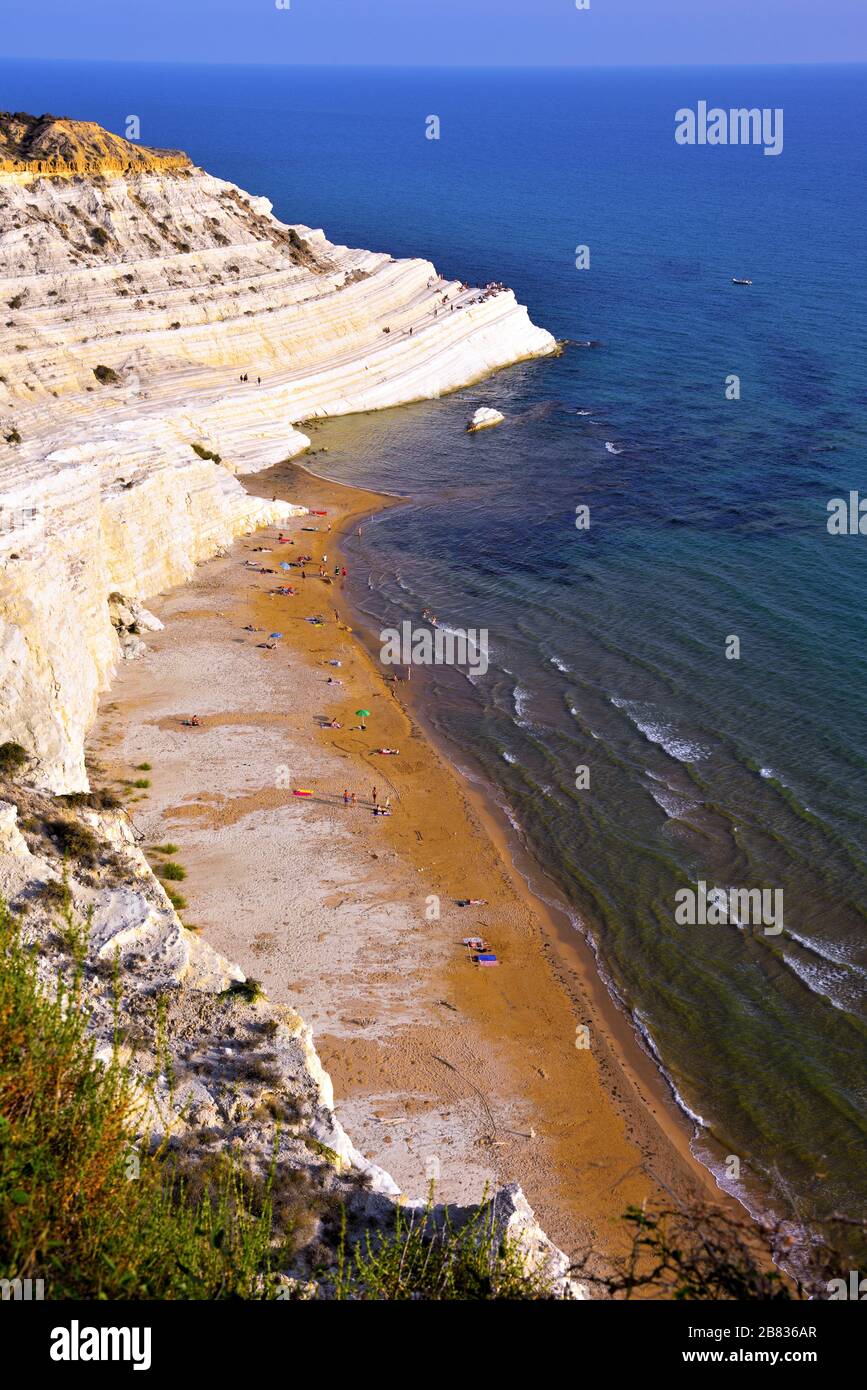 stair of the turks (Scala dei Turchi) mediterranean Beach Agrigento ...