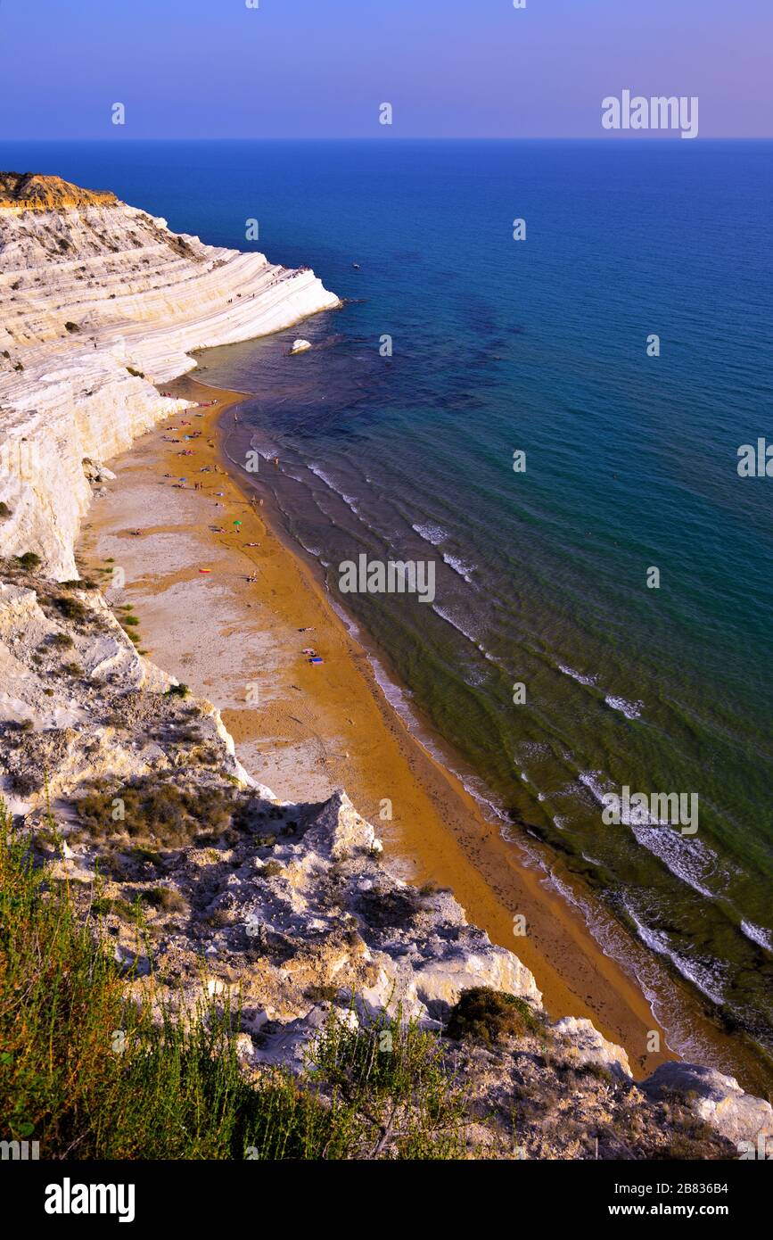 stair of the turks (Scala dei Turchi) mediterranean Beach Agrigento ...