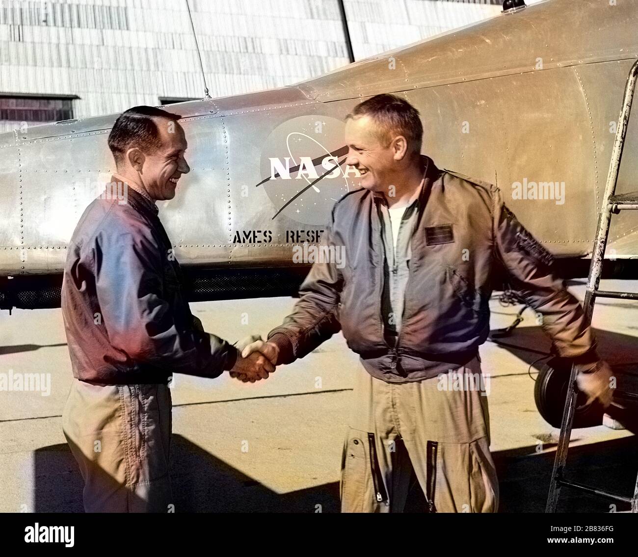 Colorized of Fred Drinkwater and Neil Armstrong, 1861 Stock Photo - Alamy