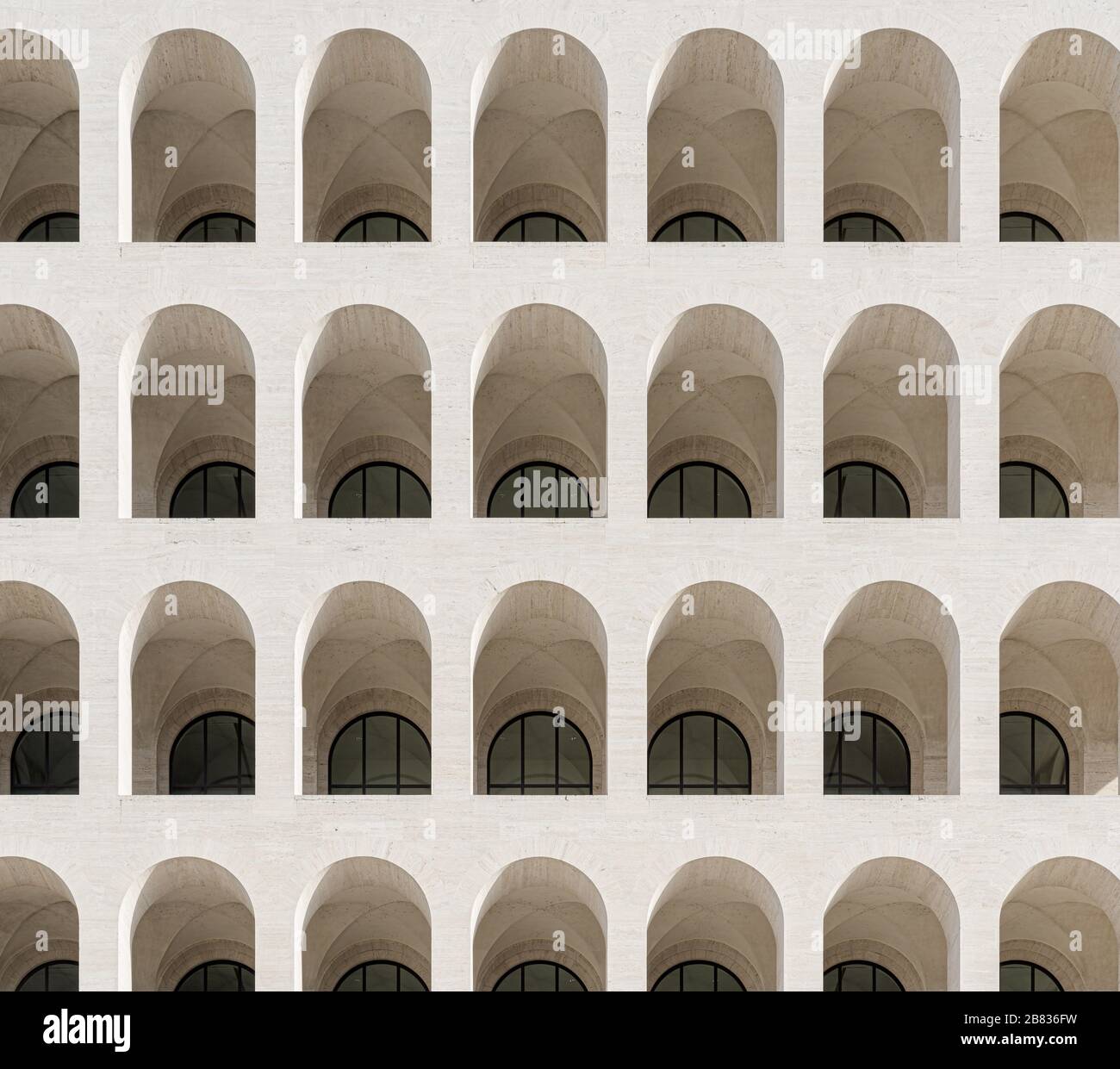 The Square Colosseum (Palazzo della Civiltà Italiana) is a fascist-era ...