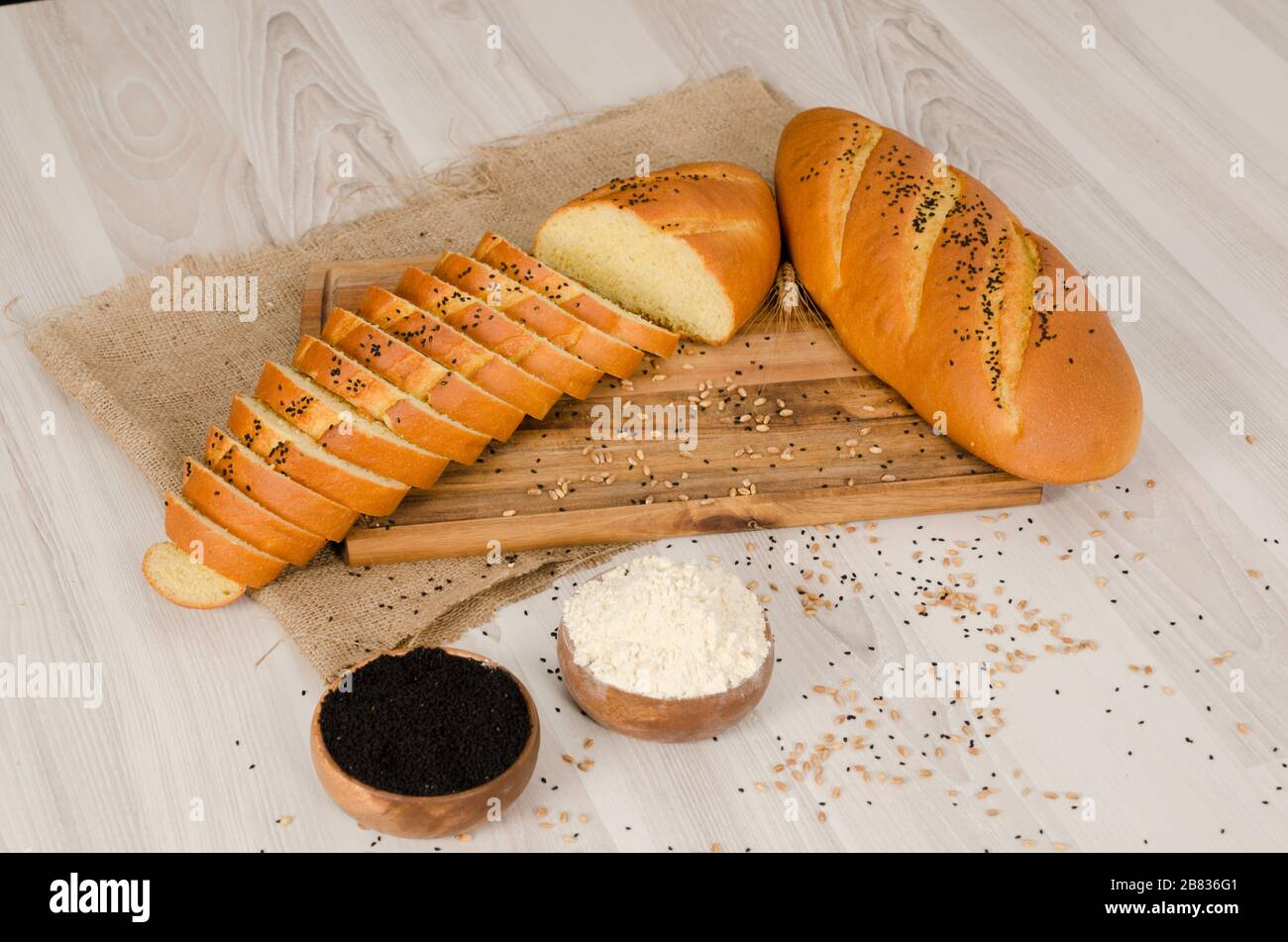 Turkish bread from Turkish cuisine Stock Photo - Alamy