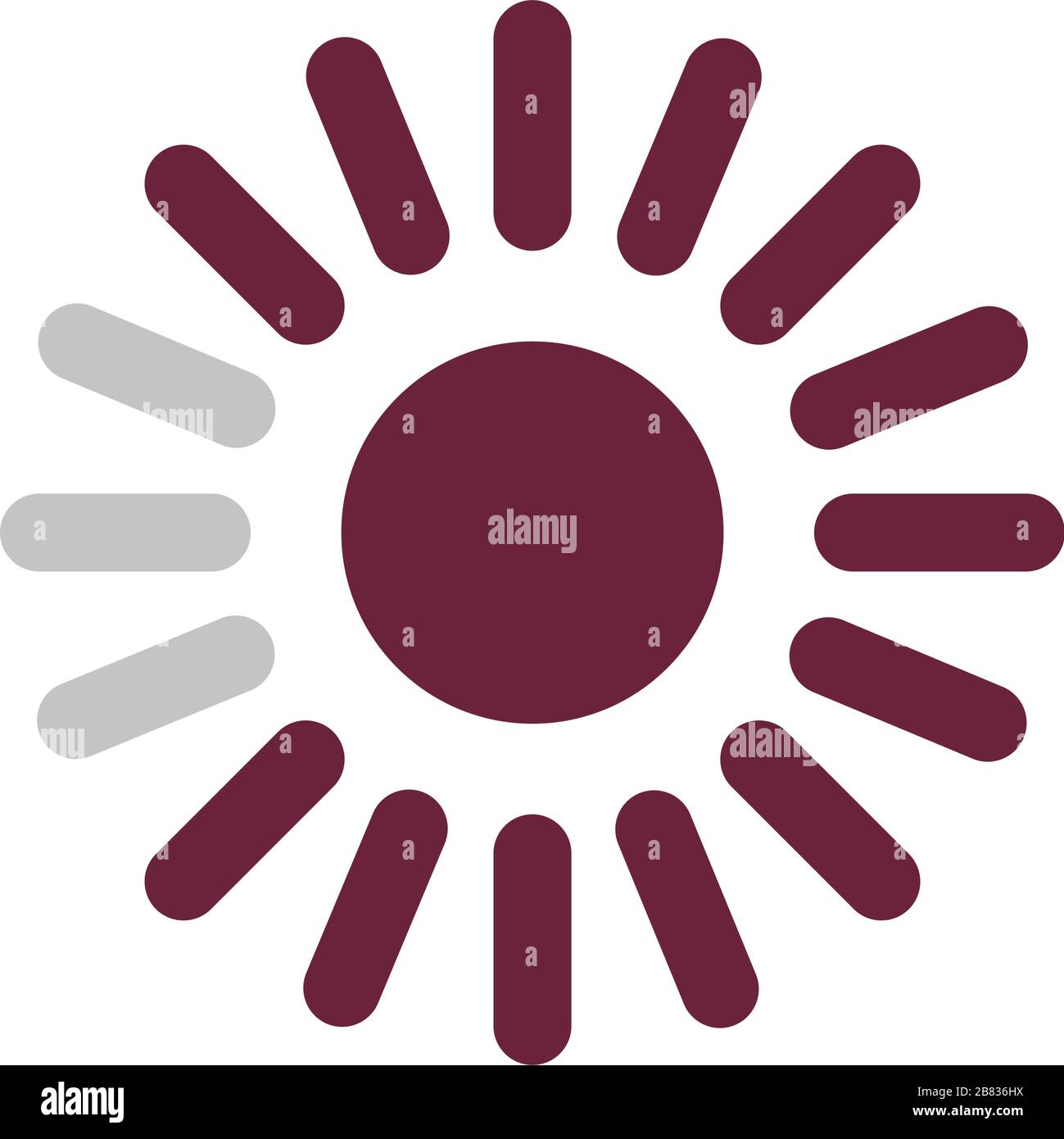 lines loading circle flat style icon vector design Stock Vector Image ...