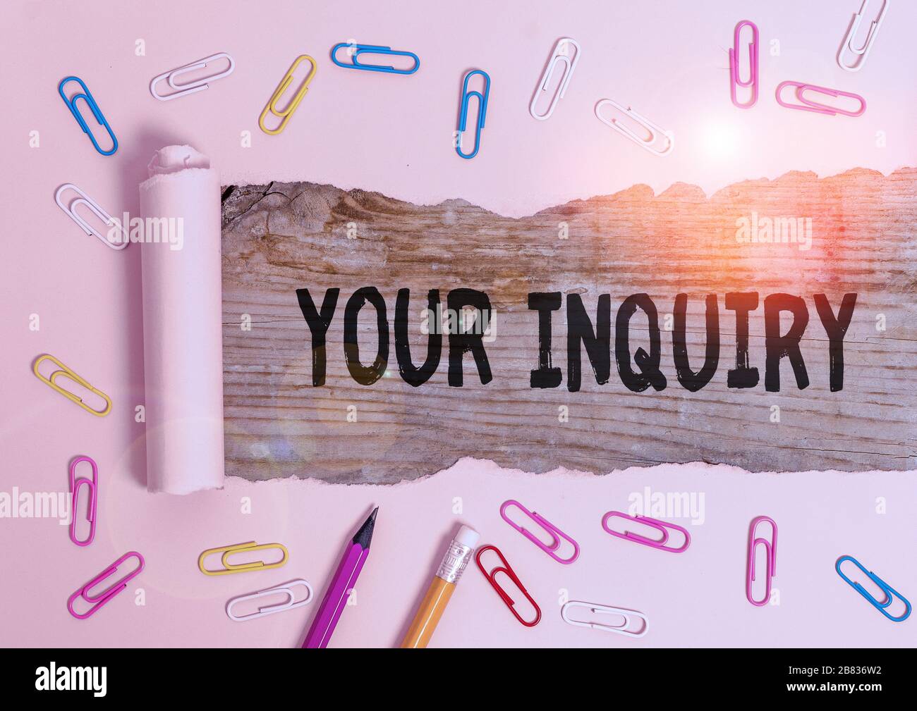 Writing note showing Your Inquiry. Business concept for the act of ...