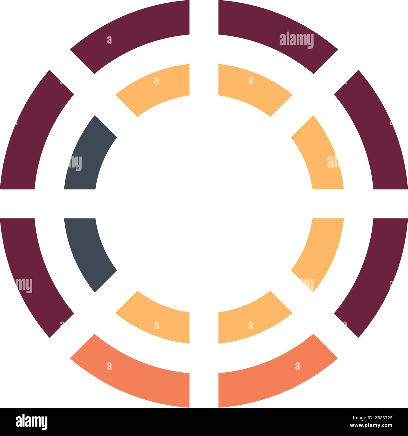 lines loading circle flat style icon vector design Stock Vector Image ...
