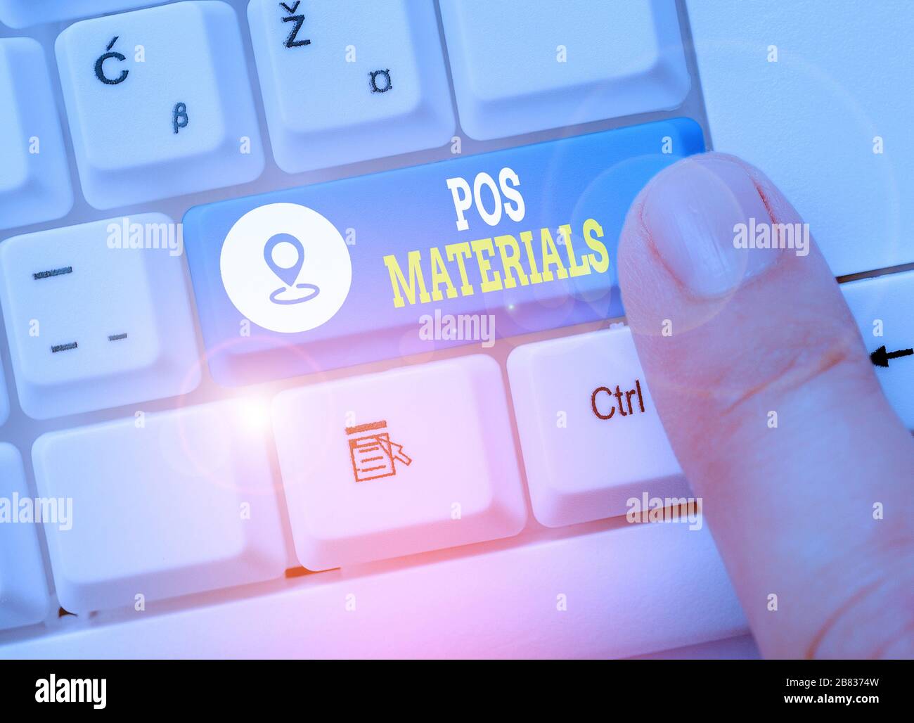 Pos materials hi-res stock photography and images - Alamy