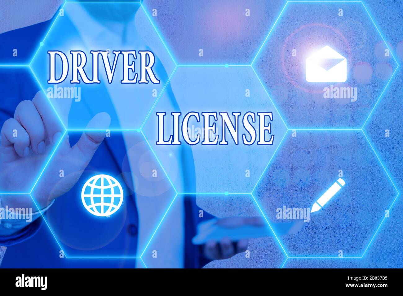 Conceptual hand writing showing Driver License. Concept meaning a ...