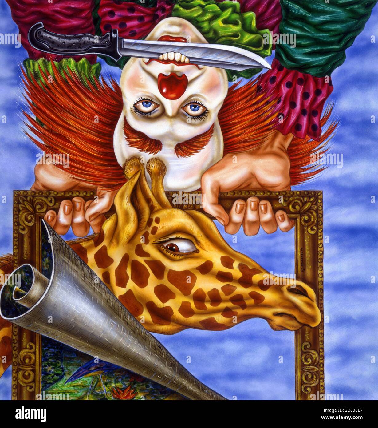 Man circus knife hi-res stock photography and images - Alamy