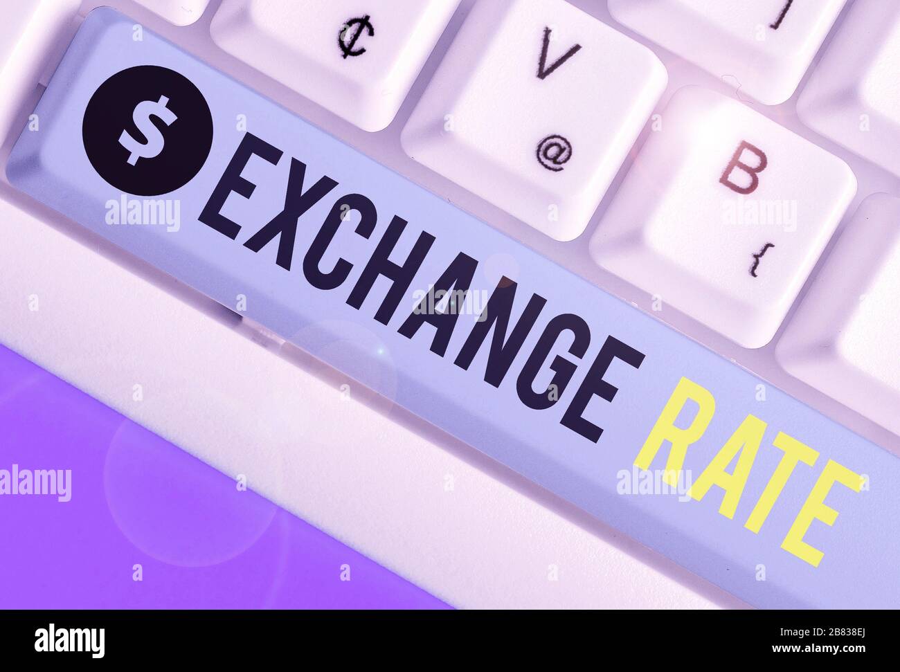 Conceptual hand writing showing Exchange Rate. Concept meaning value of ...