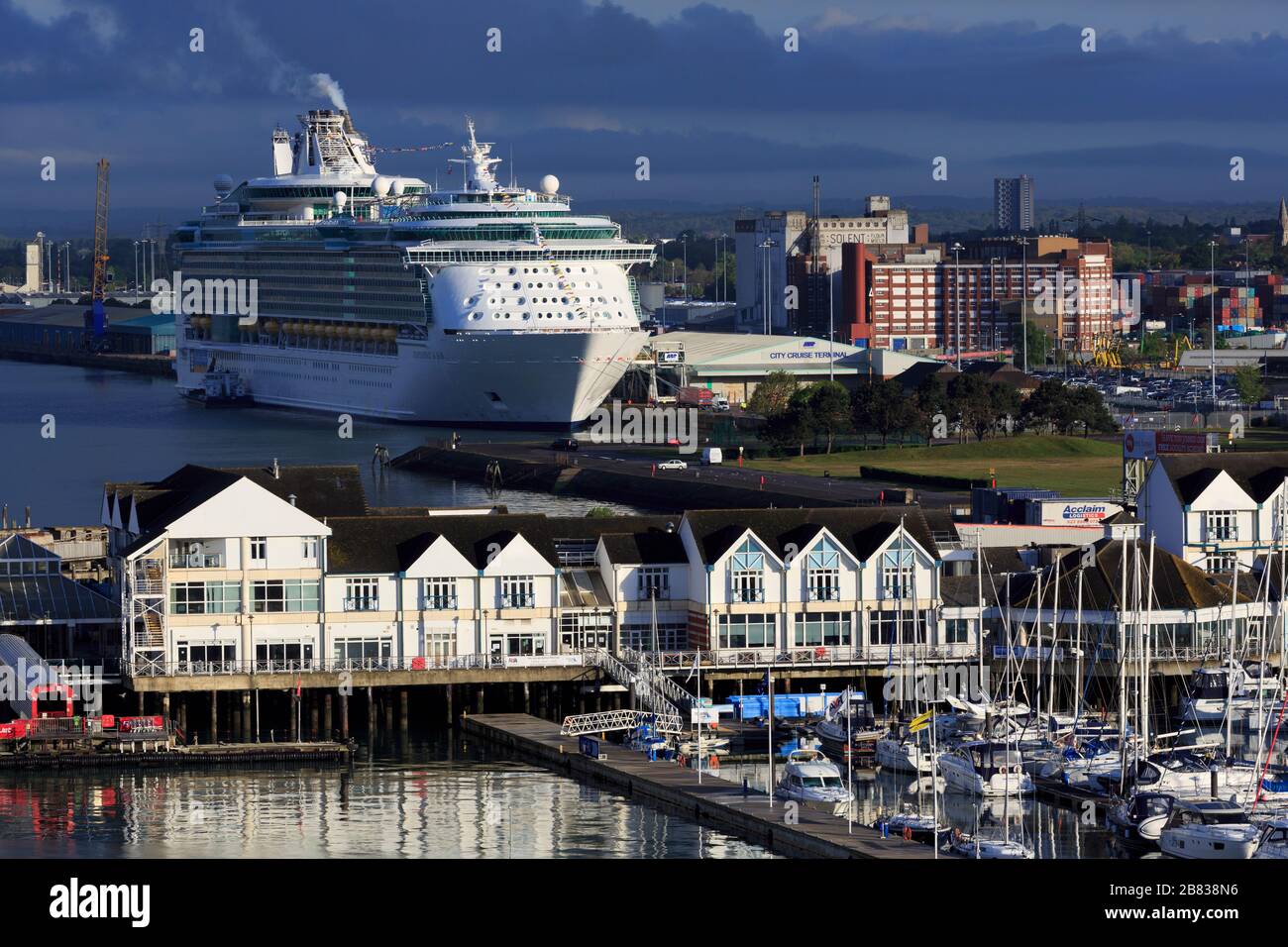 Town Quay, Port of Southampton, Hampshire, England, United Kingdom ...