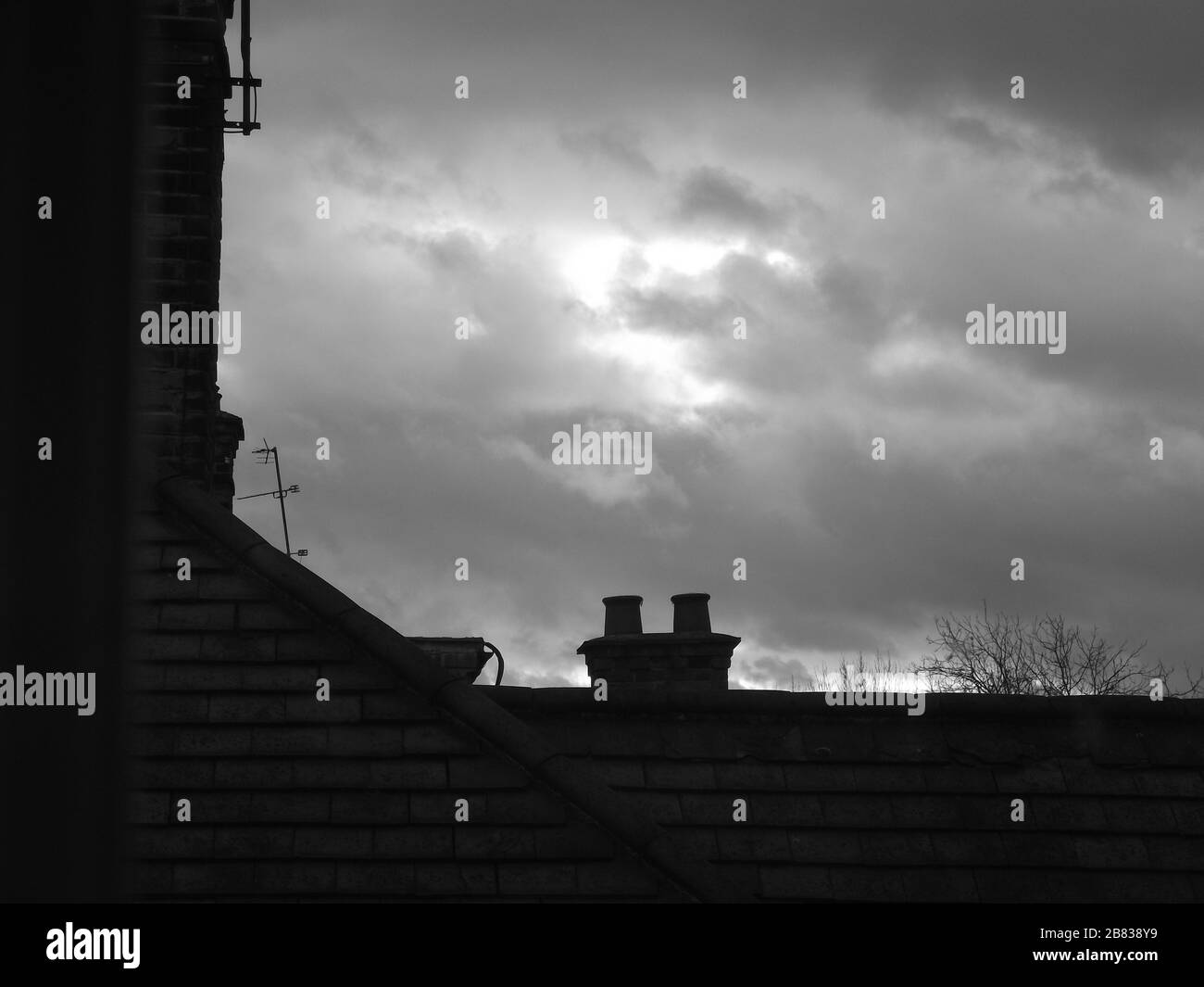 Winter images from a third floor window Stock Photo - Alamy