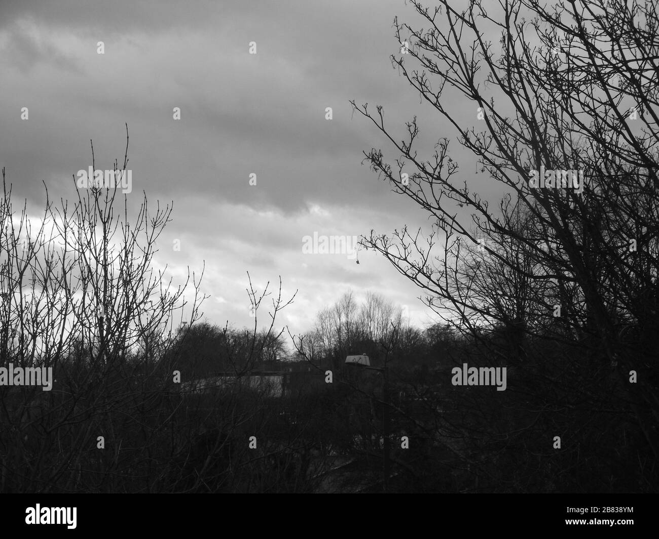 Winter images from a third floor window Stock Photo - Alamy