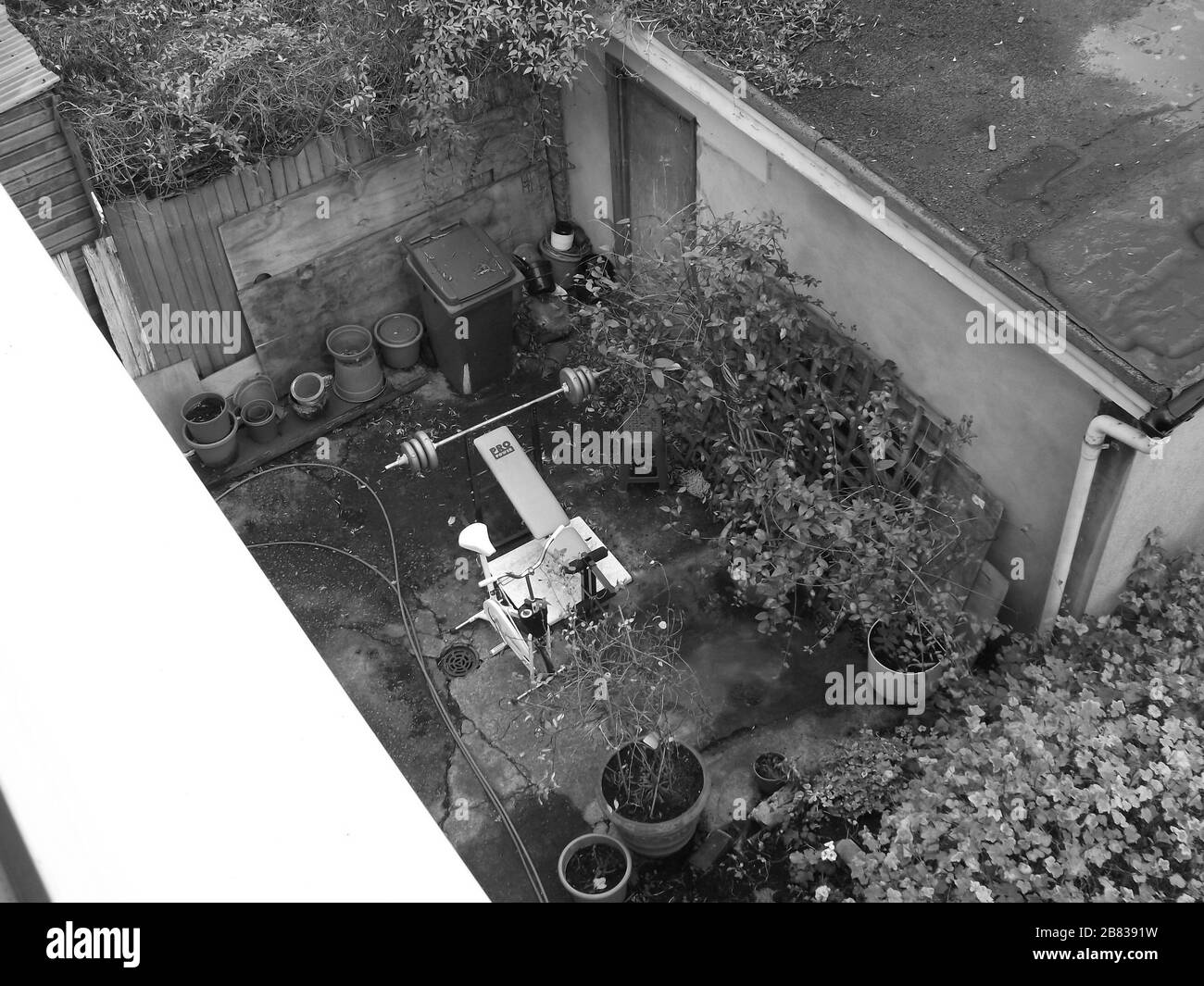 Winter images from a third floor window Stock Photo - Alamy