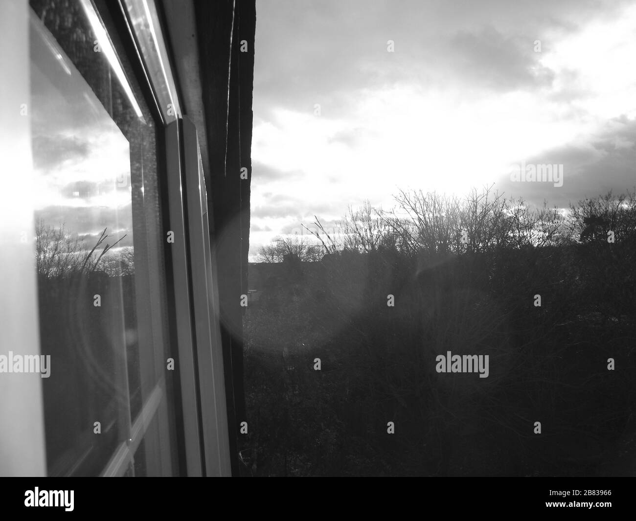 Winter images from a third floor window Stock Photo - Alamy