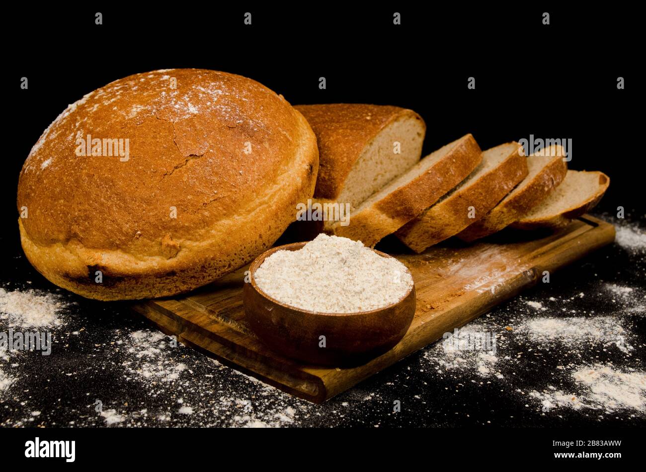 Turkish bread from Turkish cuisine Stock Photo - Alamy