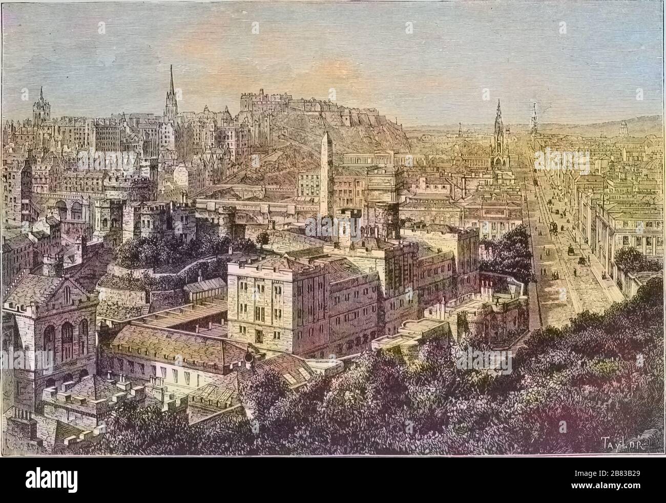 Edinburgh scotland 1800s hi-res stock photography and images - Alamy