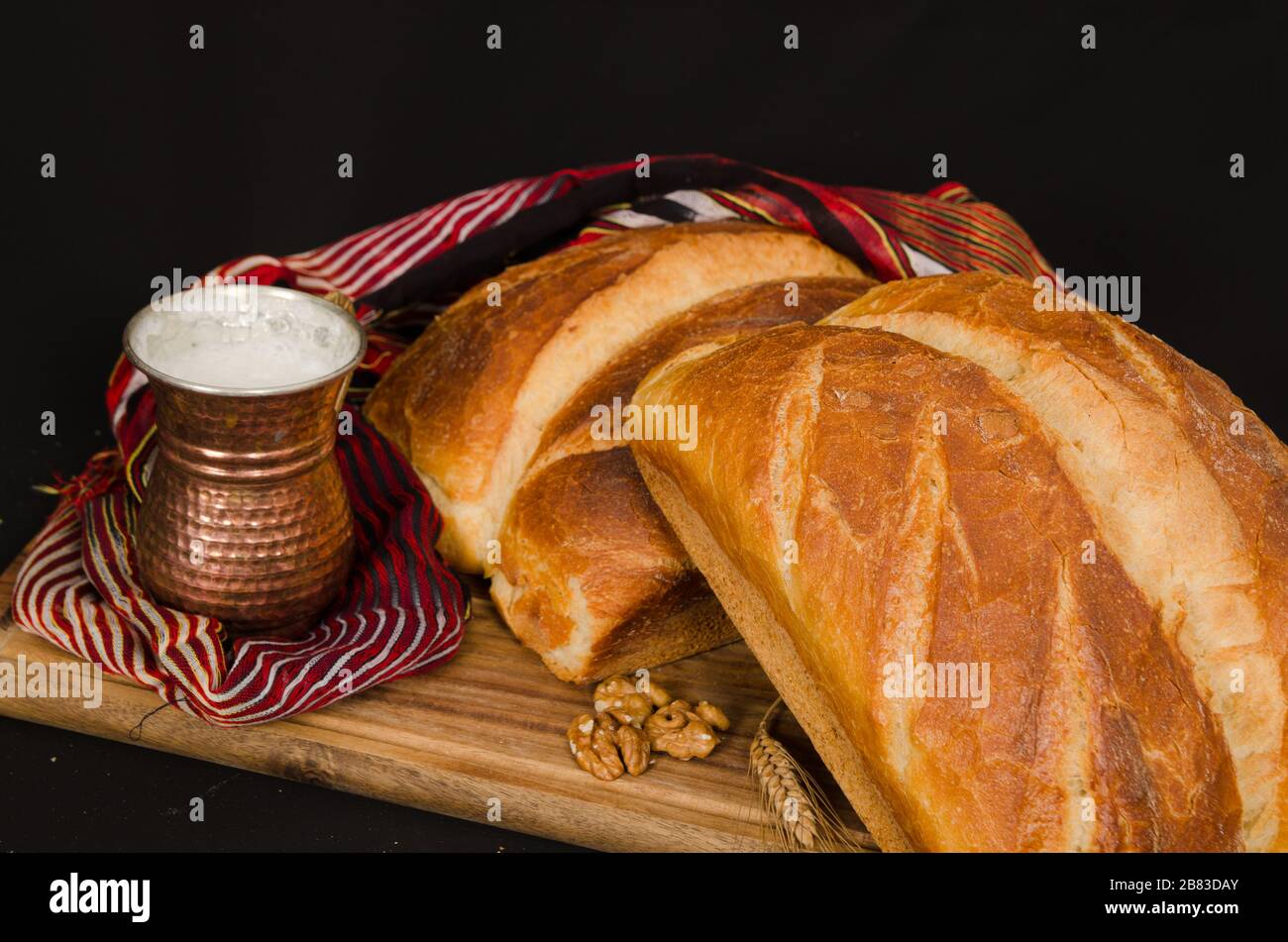 Turkish bread from Turkish cuisine Stock Photo - Alamy