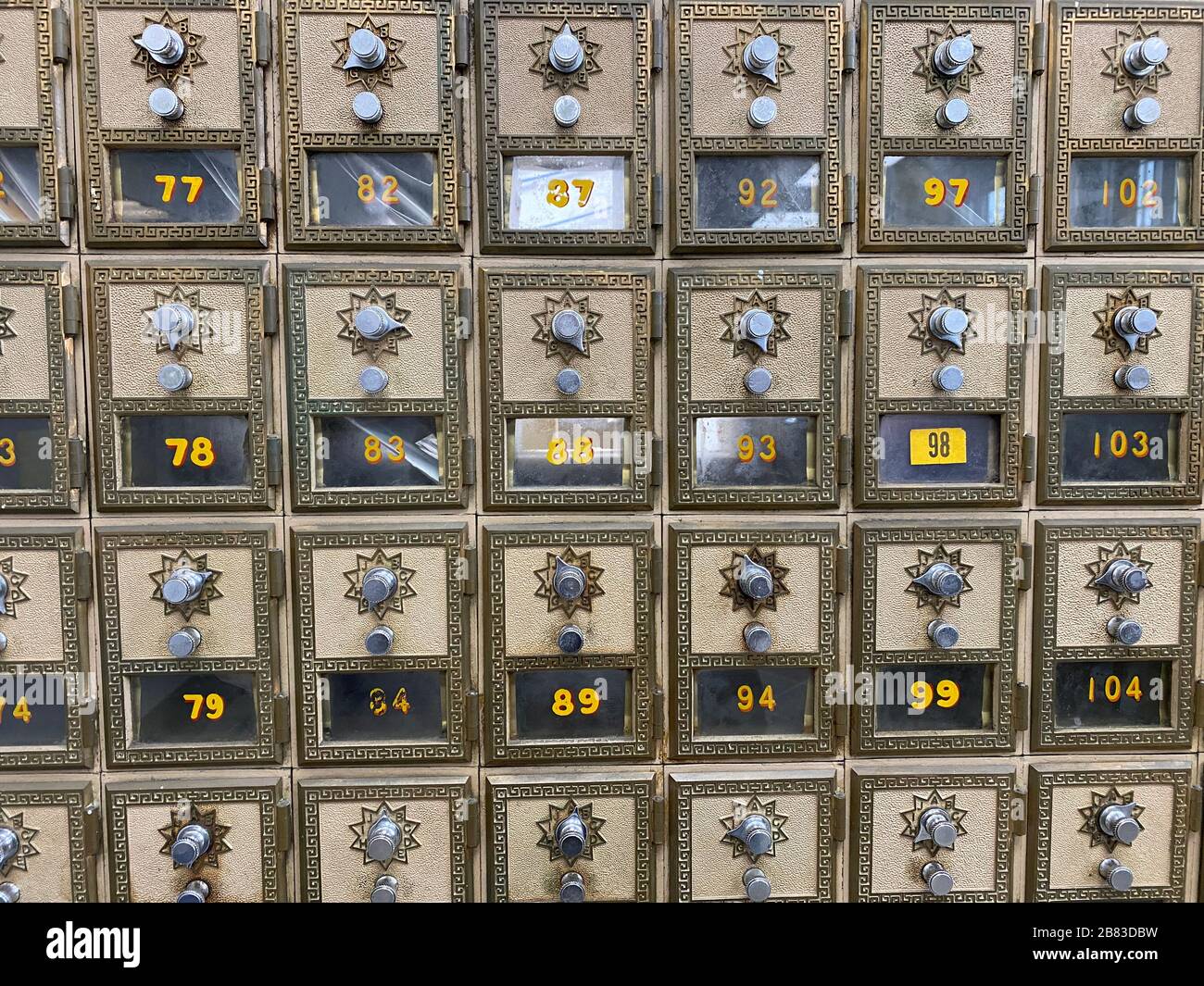 United states post office mailboxes hi-res stock photography and images ...