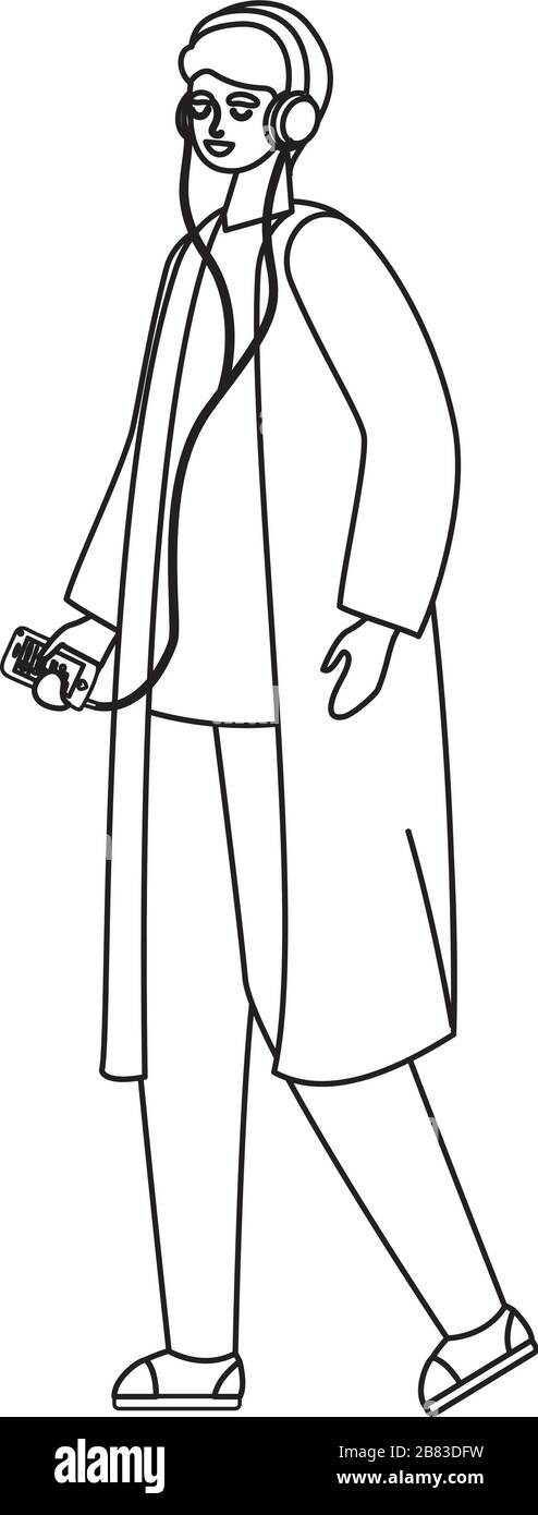 Boy with smartphone vector design Stock Vector Image & Art - Alamy