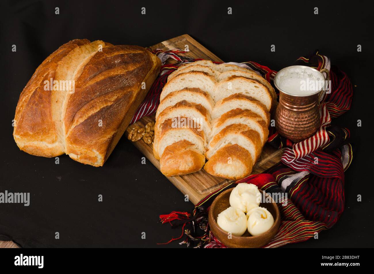 Turkish bread from Turkish cuisine Stock Photo - Alamy