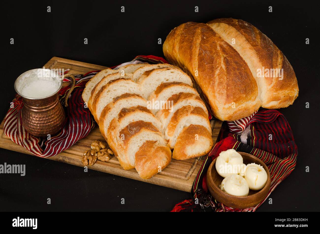 Turkish bread from Turkish cuisine Stock Photo - Alamy