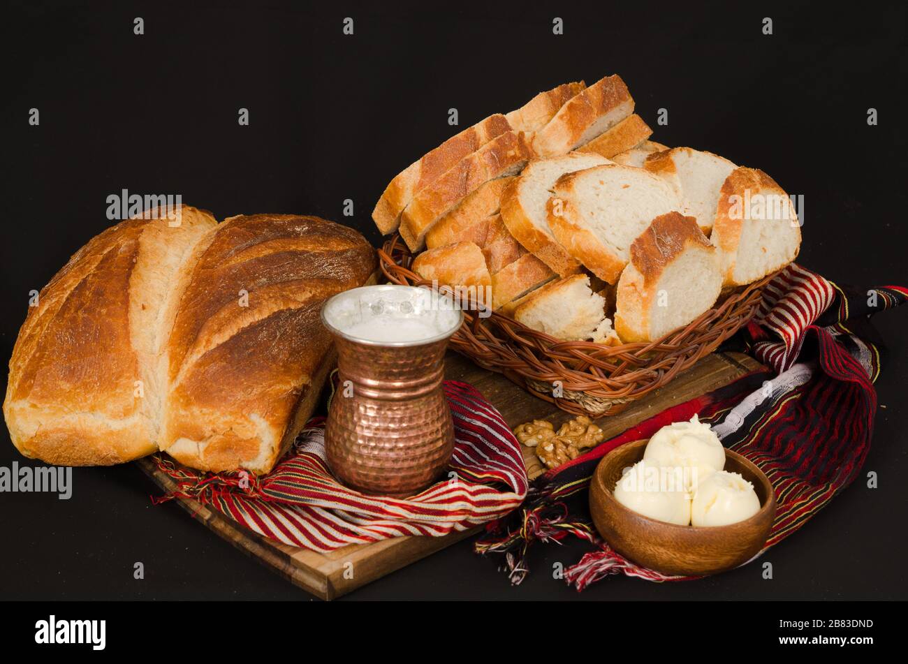 Turkish bread from Turkish cuisine Stock Photo - Alamy