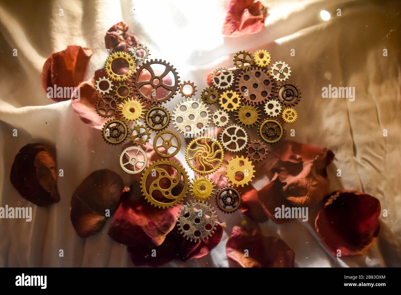 Steampunk Heart Clock