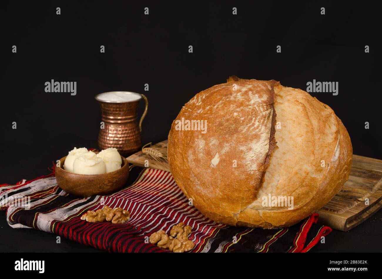 Turkish bread from Turkish cuisine Stock Photo - Alamy