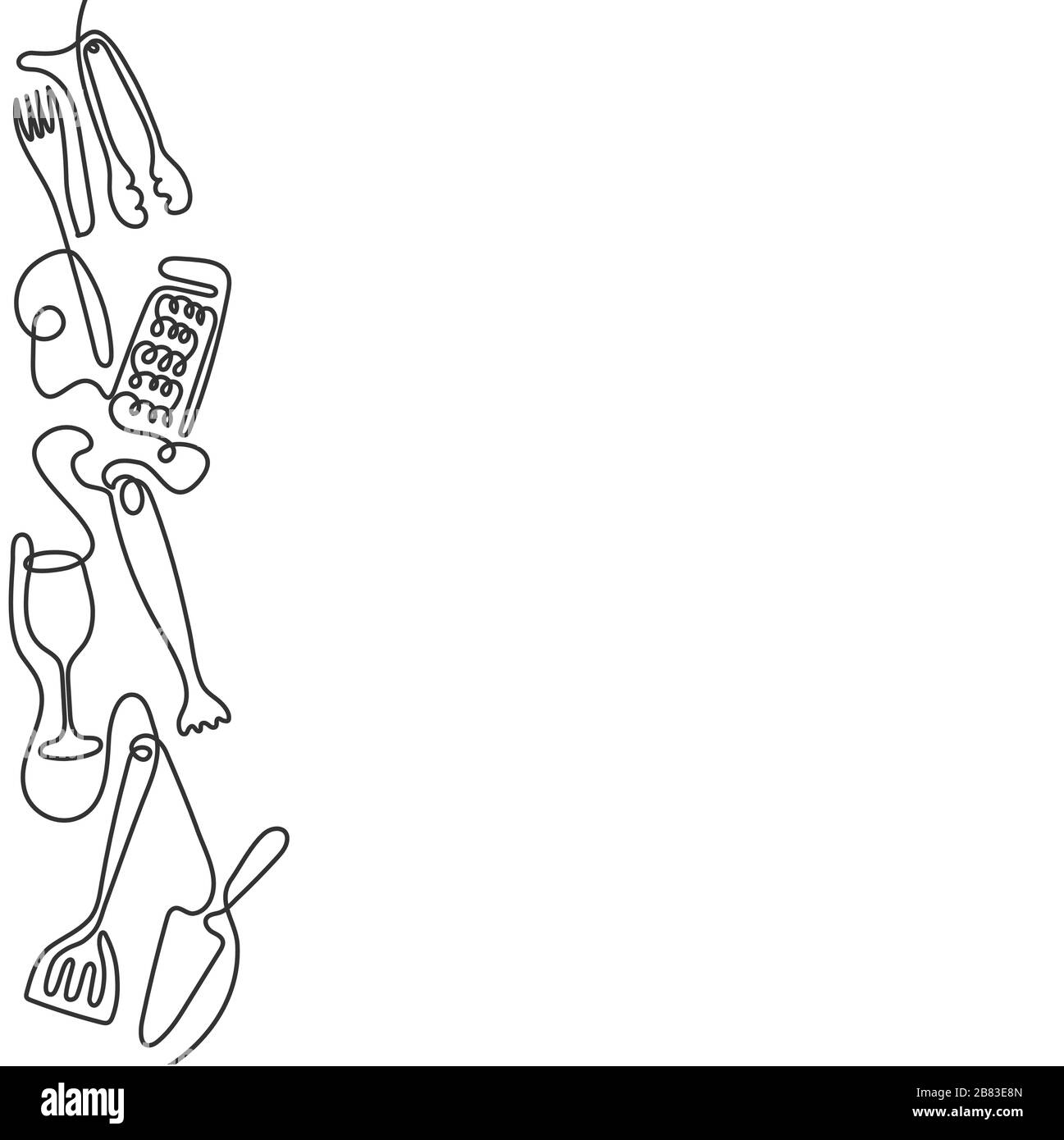 Continuous one line drawing hi-res stock photography and images - Alamy