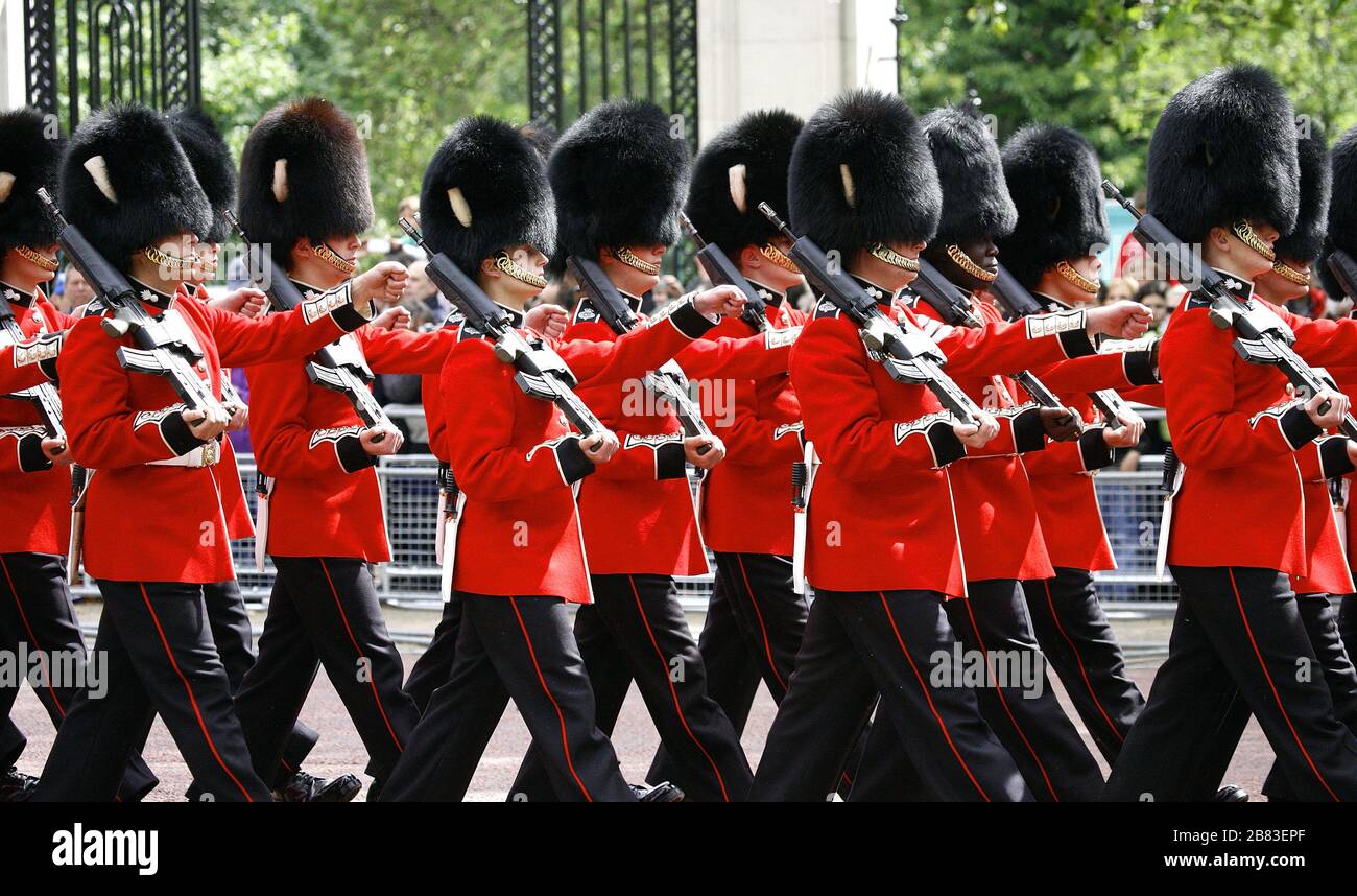 Troops on parade in London, UK Stock Photo - Alamy