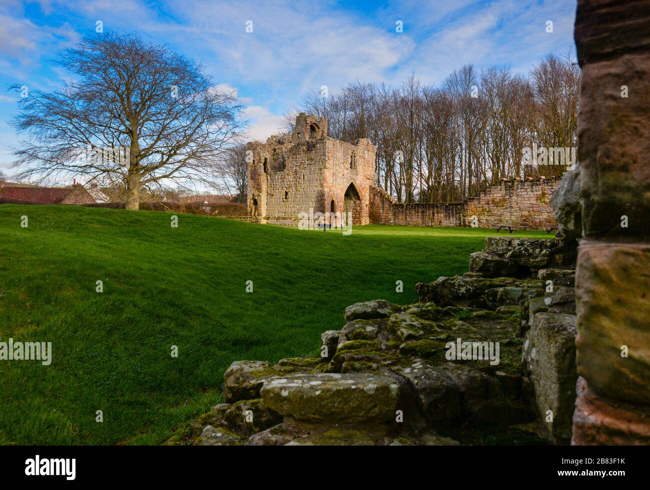 Etal Castle, Northumberland, England Stock Photo - Alamy