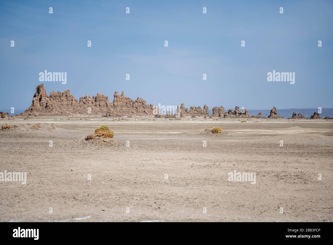 Africa, Djibouti, Lake Abbe. Landscape view of lake Abbe Stock Photo ...