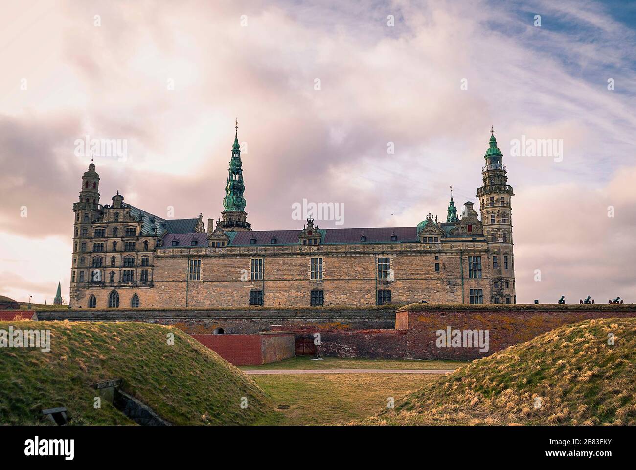 Kronborg Castle in Helsingor, Denmark was immortalized as Elsinore in ...