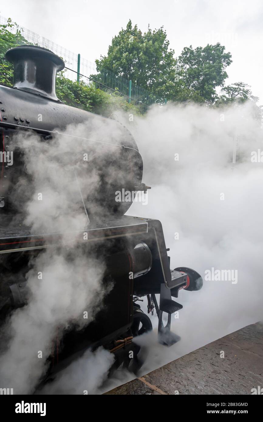 British Railways standard class 4, 2-6-4T, tank, steam engine, built ...