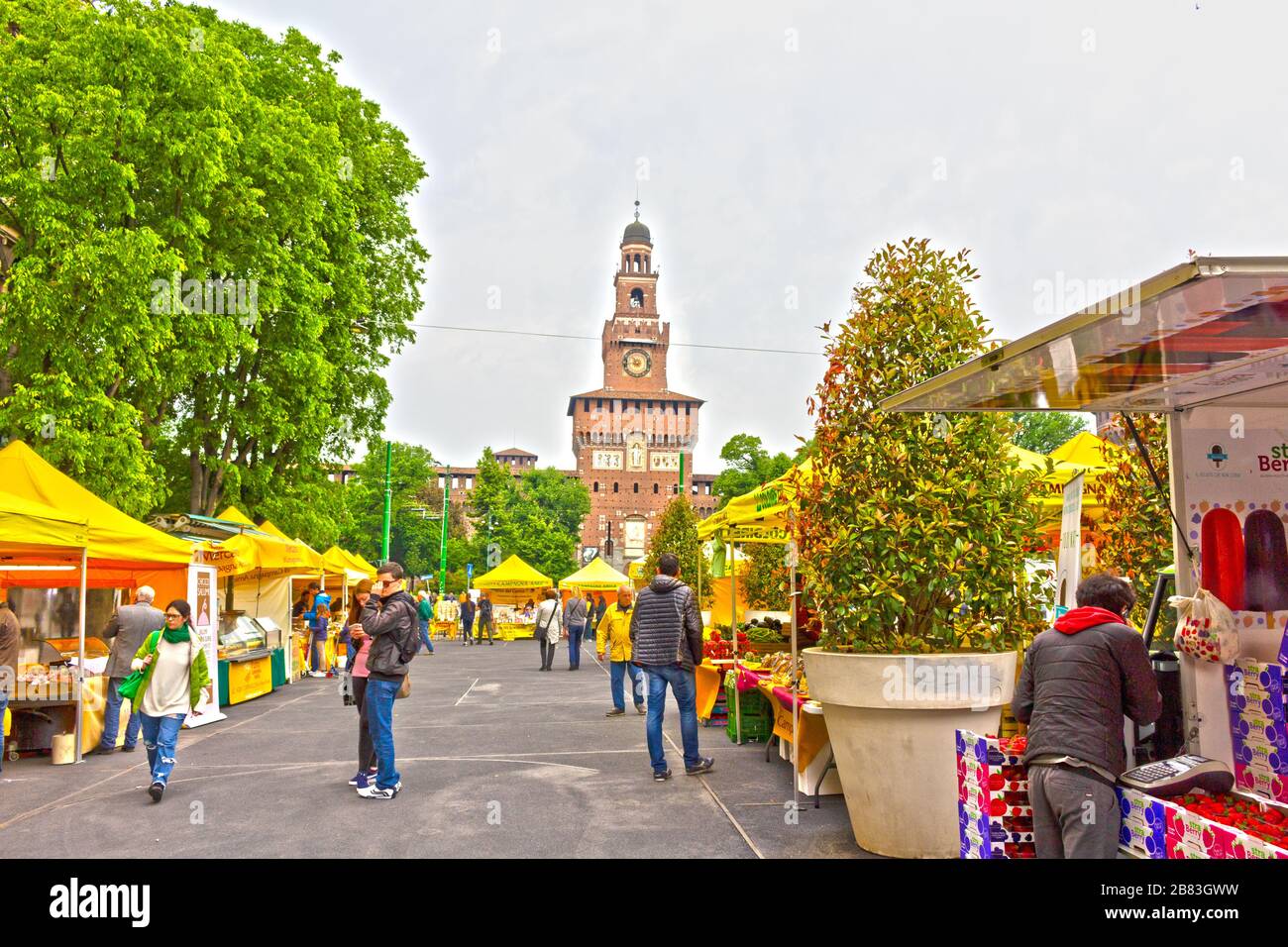 Via Dante is a pedestrian street in central Milan, Italy. It is known ...