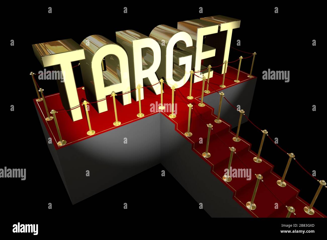 Black red target three hi-res stock photography and images - Alamy