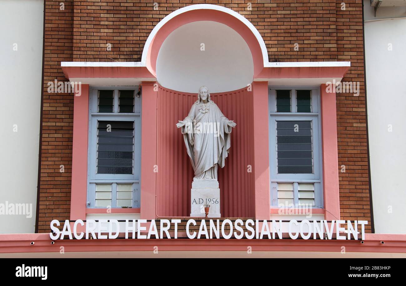 Sacred Heart Canossian Convent at Banda Hilir in Melaka Stock Photo - Alamy