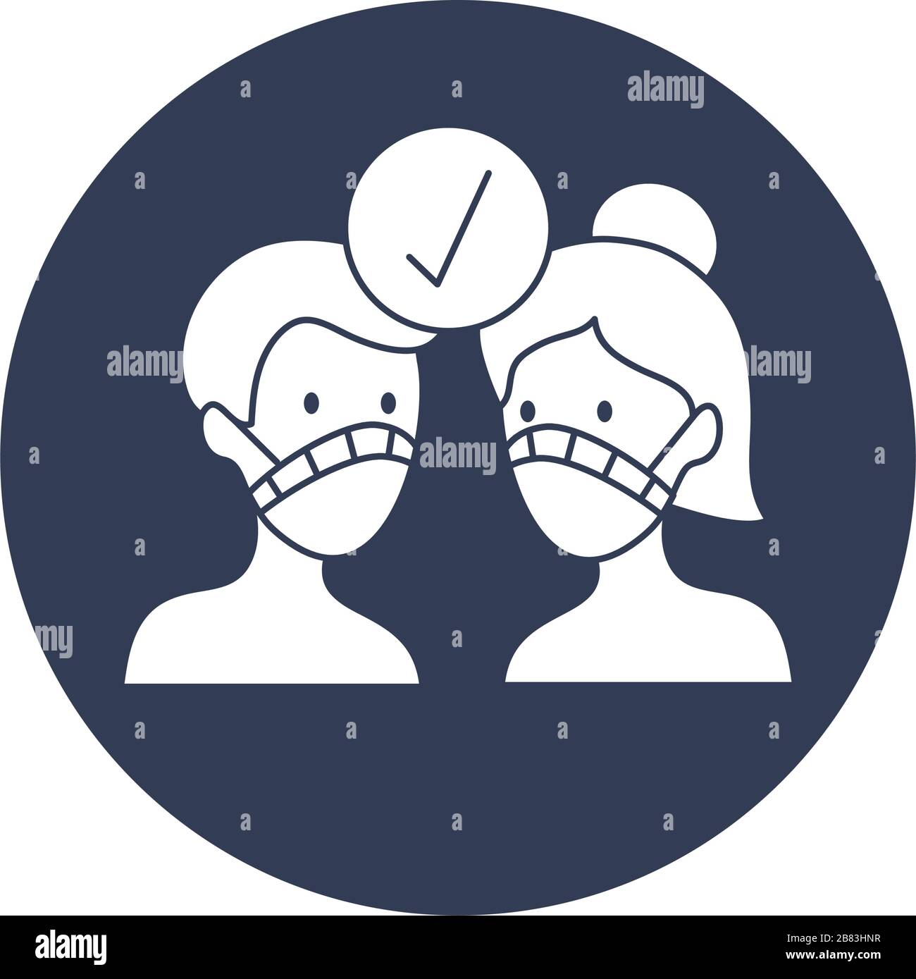 Mouth nose masks Stock Vector Images - Alamy