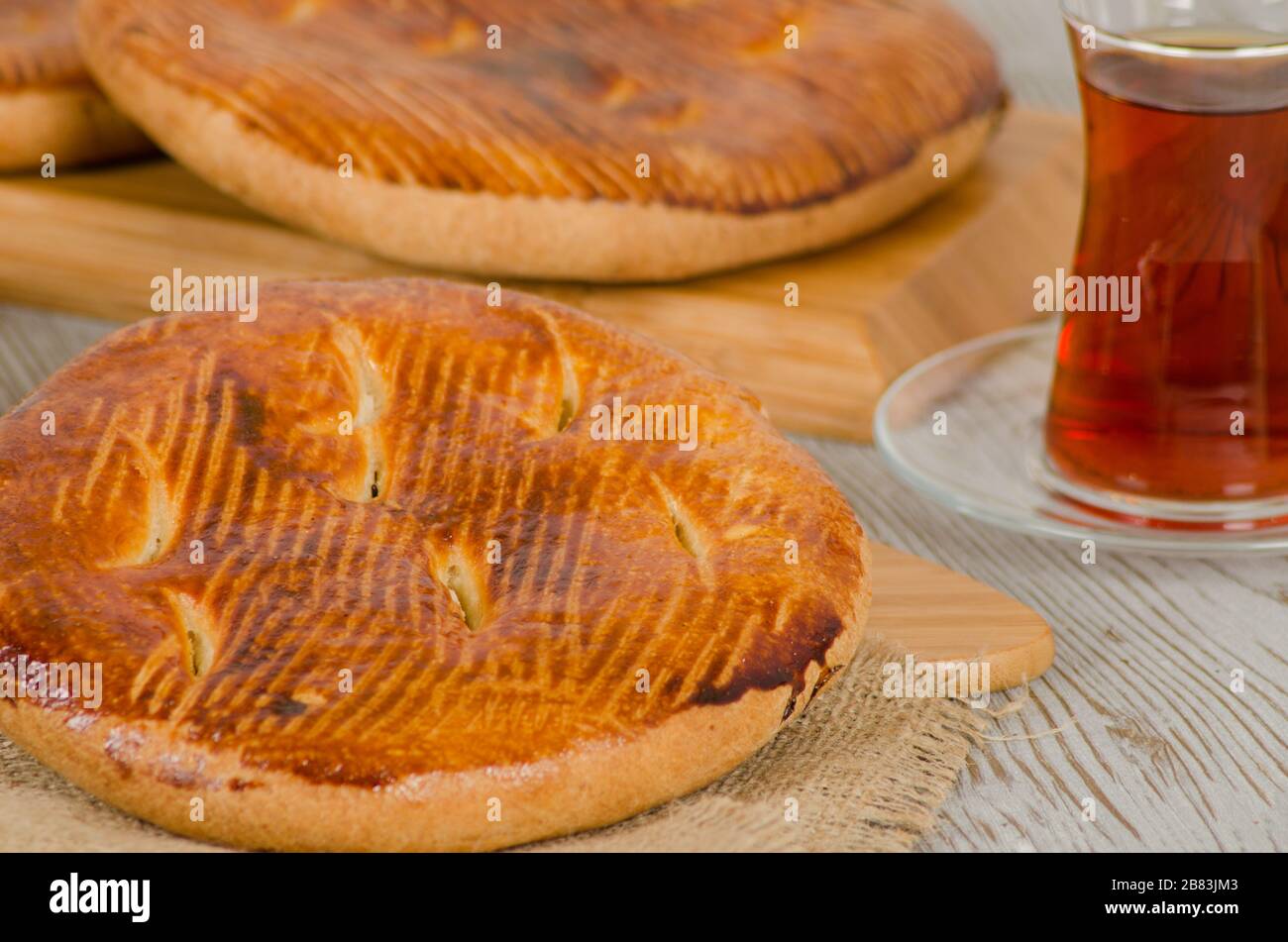 Turkish pastry from turkish cuisine (acma, Pogaca, Simit Stock Photo ...