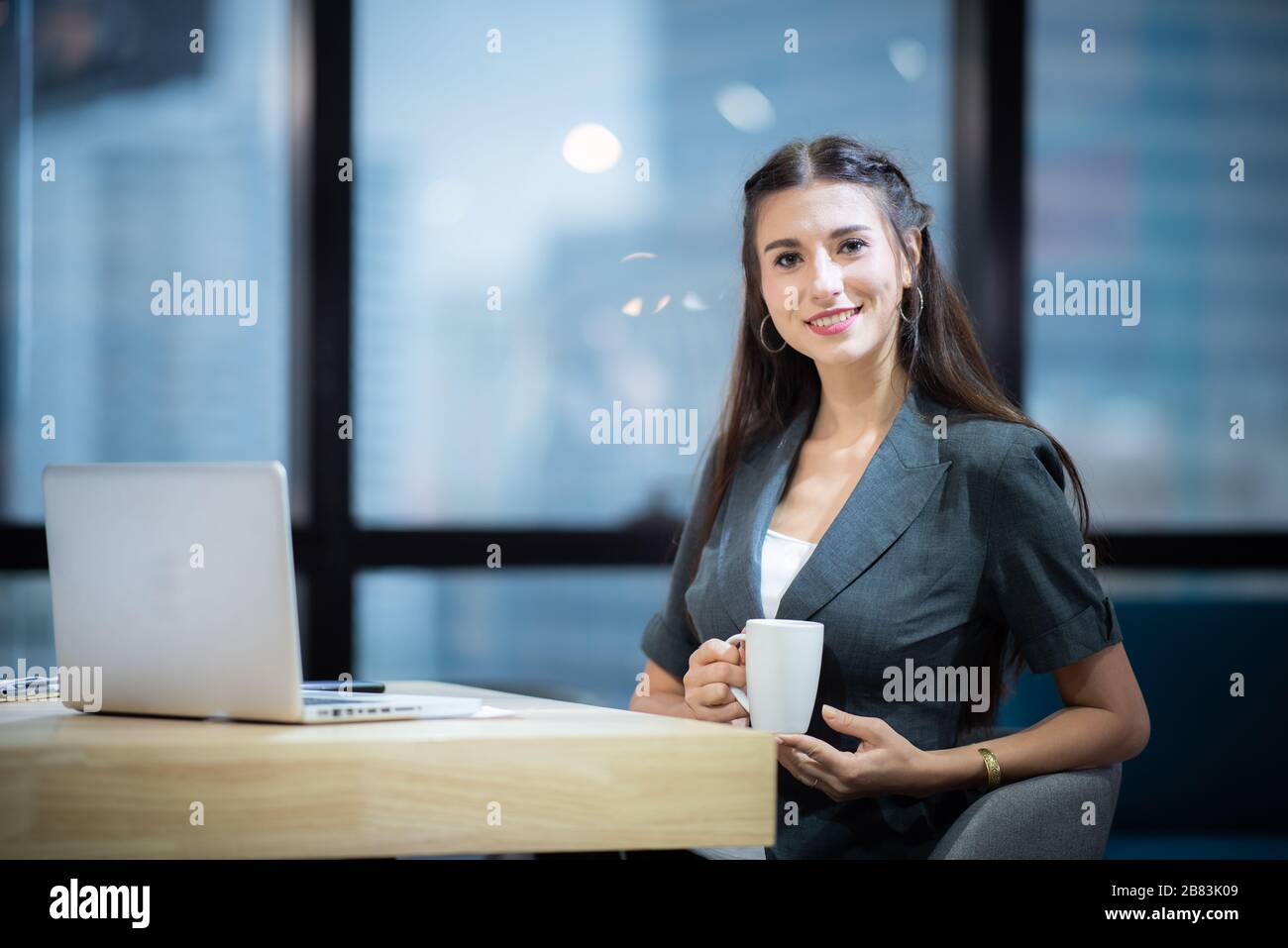 portrait of smart business women people in suit Stock Photo - Alamy