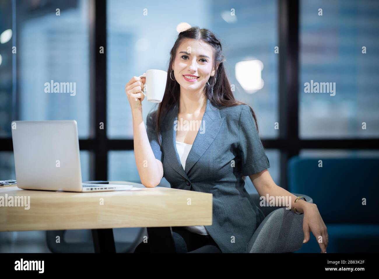 portrait of smart business women people in suit Stock Photo - Alamy